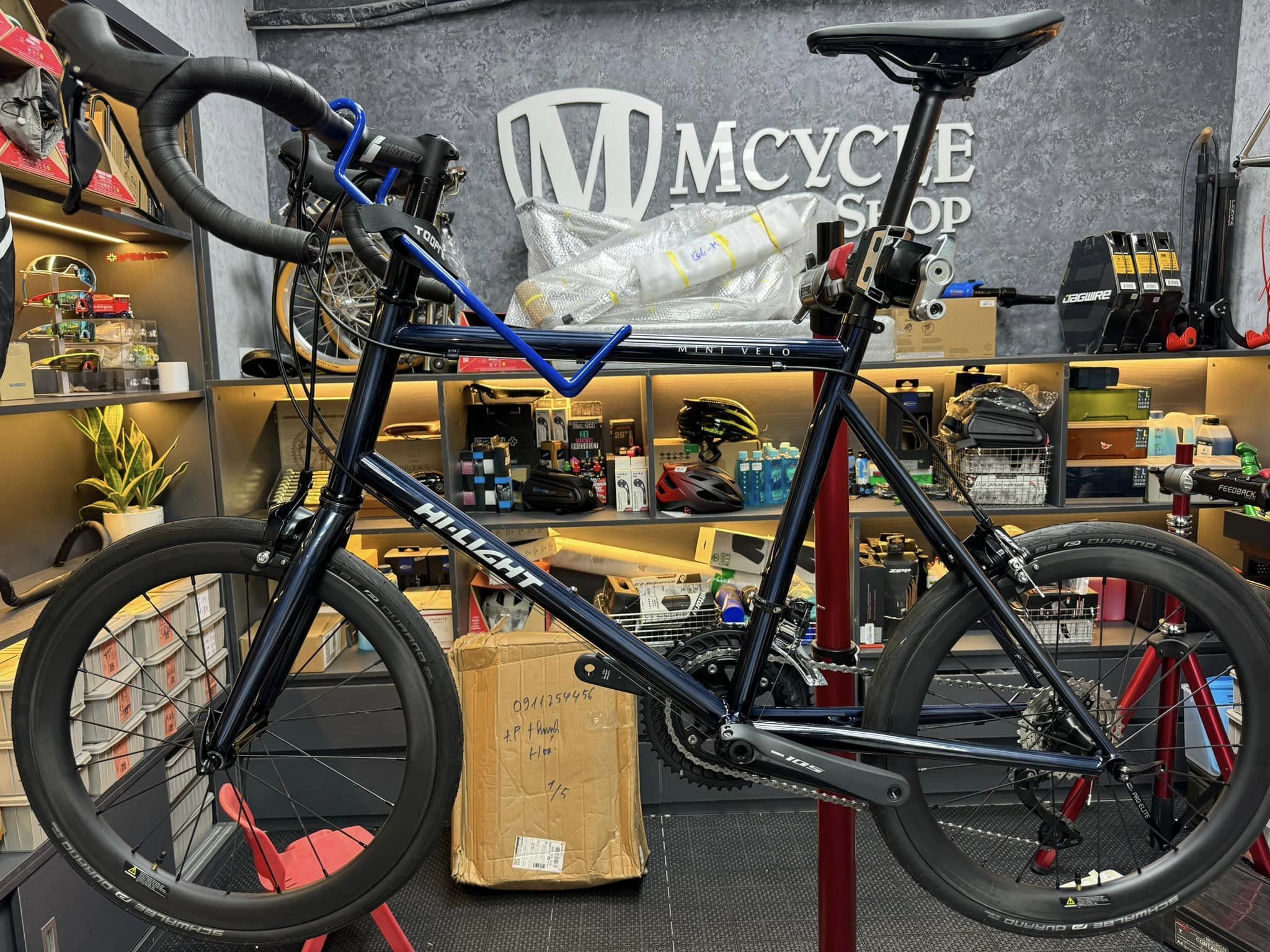 "Đập hộp" Xe đạp Hi Light Mini Velo titanium - MCycleVN